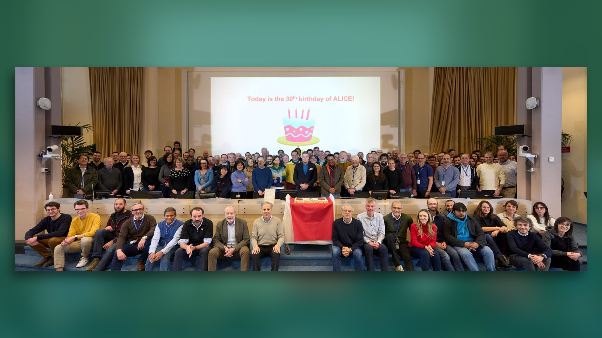 ALICE, operating at CERN celebrates its 30th anniversary and has been ...